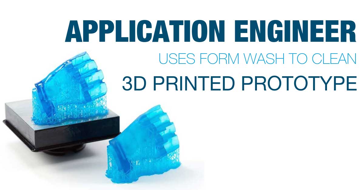 CPC Engineer uses Formlabs Form Wash to clean prototypes